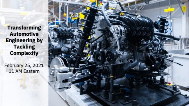 SAE: Transforming Automotive Engineering By Tackling Complexity Feb 25 ...